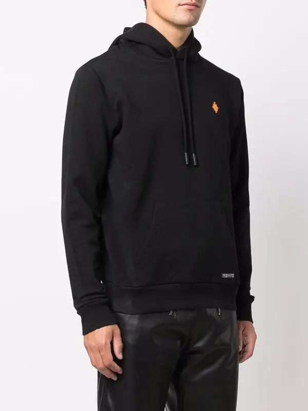 COUNTY OF MILAN Cotton Cross Motif Hoodie