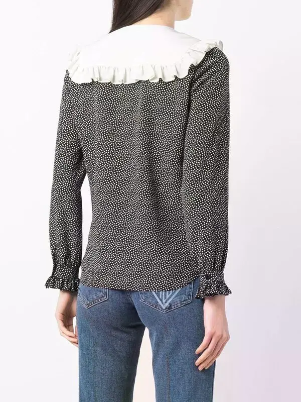 Saint Laurent Polka-dot Blouse