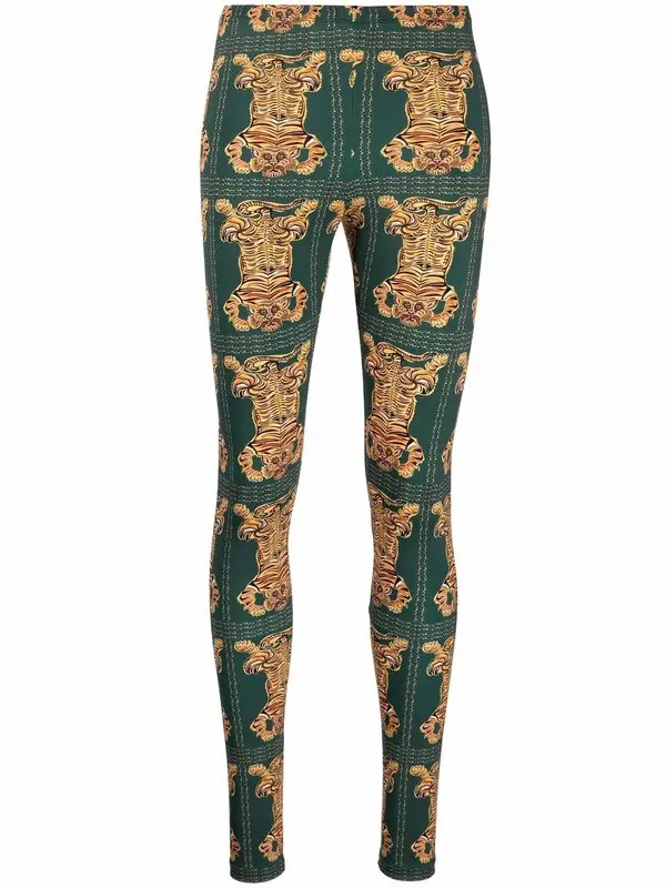 La DoubleJ Floral-print Stretch Leggings