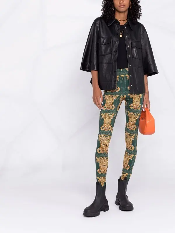 La DoubleJ Floral-print Stretch Leggings