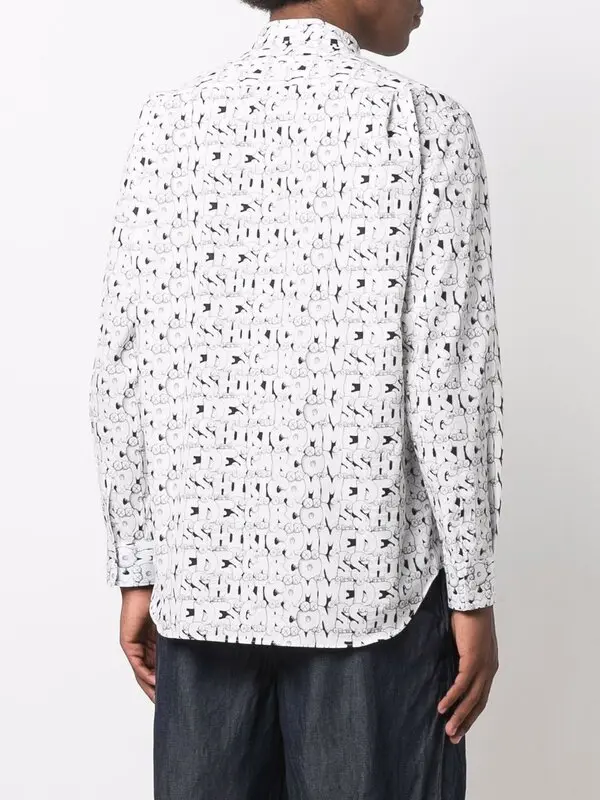 Comme Des Garçons Kaws-print Shirt