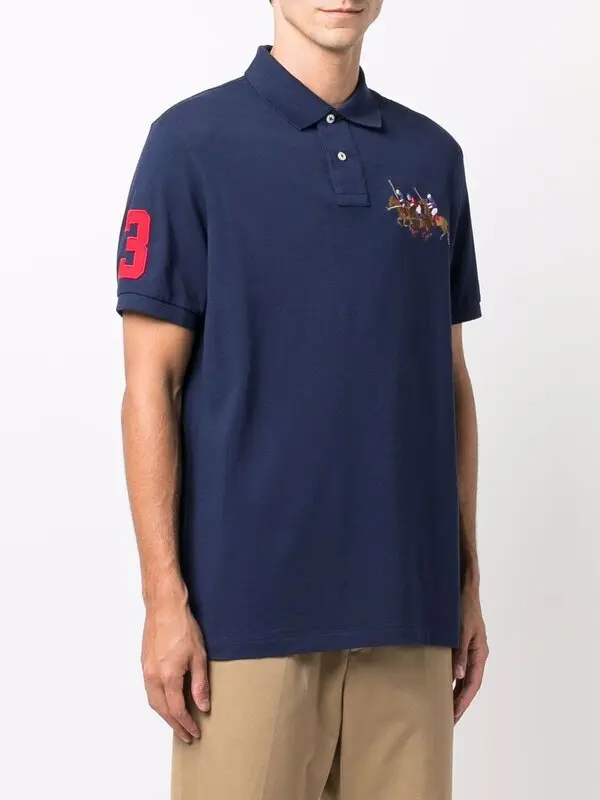 Polo Ralph Lauren Polo Pony-motif Cotton Polo Shirt - Blue