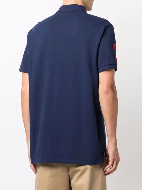 Polo Ralph Lauren Polo Pony-motif Cotton Polo Shirt - Blue