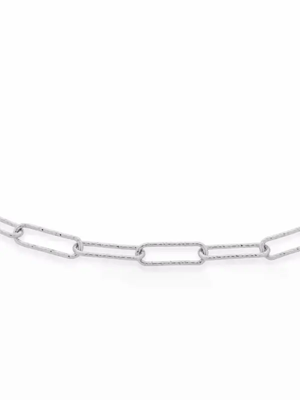 Monica Vinader Alta Textured Chain Bracelet - Silver