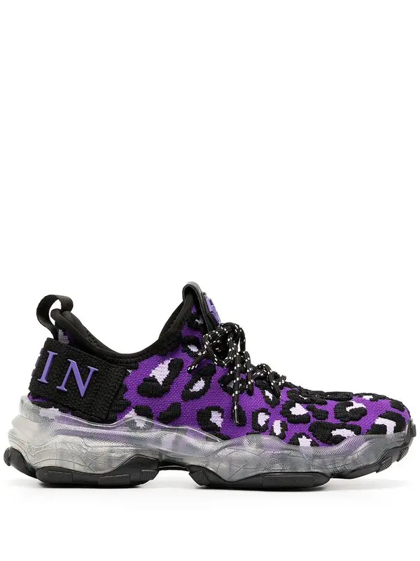 Philipp Plein Runner Leopard-print Sneakers