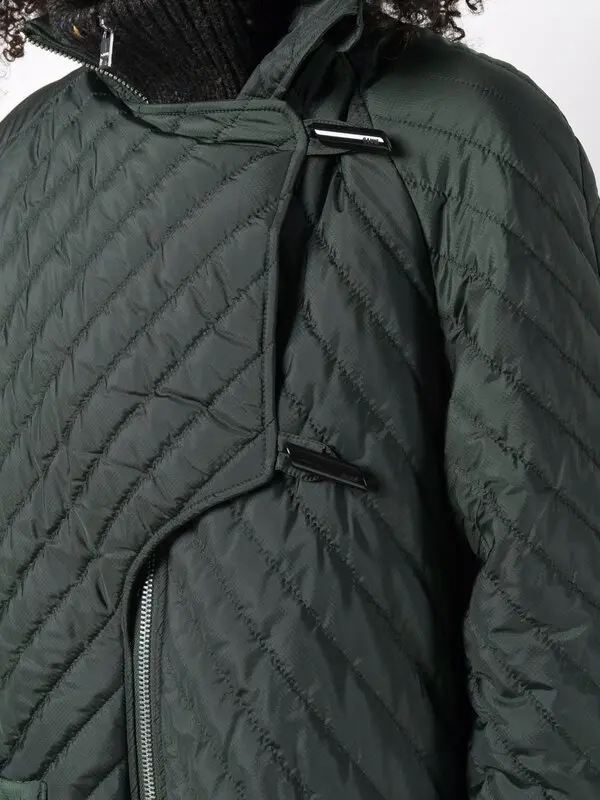 GANNI Recycled Ripstop Quilted Oversized Coat