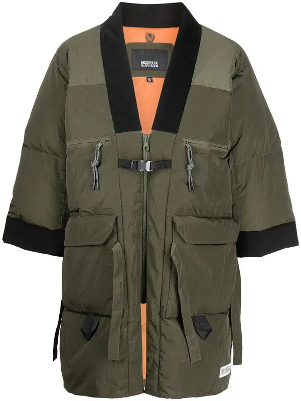 MOSTLY HEARD RARELY SEEN Panelled Padded Coat - Green