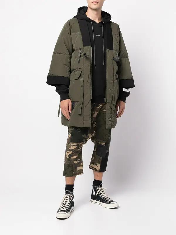 MOSTLY HEARD RARELY SEEN Panelled Padded Coat - Green