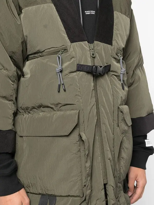 MOSTLY HEARD RARELY SEEN Panelled Padded Coat - Green