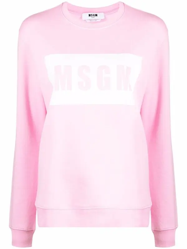 MSGM Crew Neck Sweatshirt - Pink