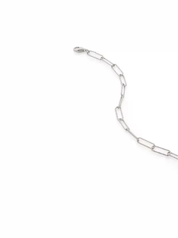 Monica Vinader Alta Textured Chain Necklace - Silver