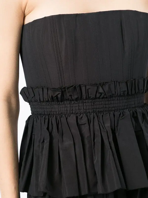 Alex Perry Strapless Peplum Bustier