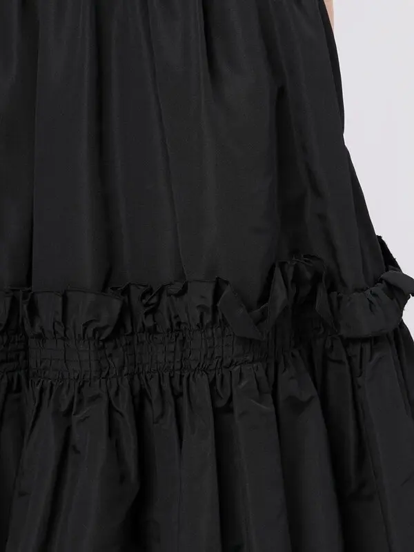 Alex Perry Ruffled Silk Midi Skirt