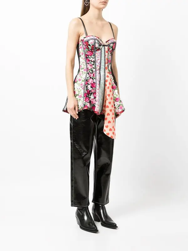 natasha zinko corset dress Natasha Zinko Perfect Body Zip-front Corset Mini Dress