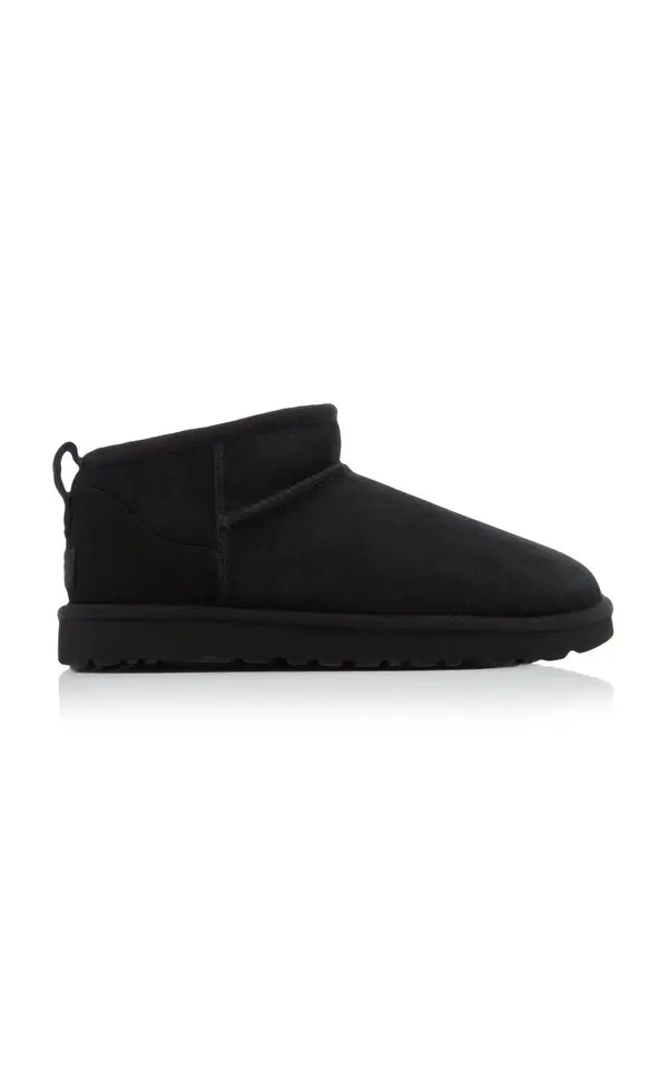 UGG Classic Ultra Mini Ankle Boots - Black