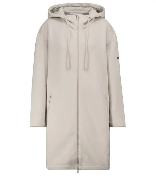 Max Mara Leisure Cris Cotton-Blend Hoodie Dress In Beige - 30% Off |  Editorialist