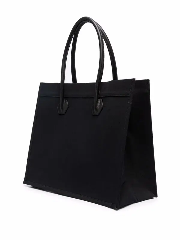 Philipp Plein Logo-embossed Leather Tote Bag