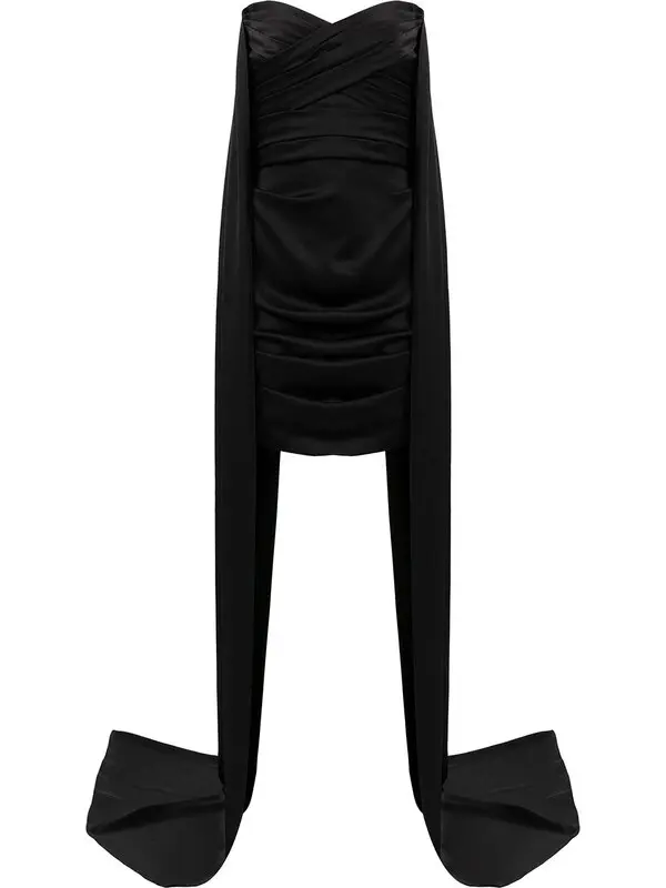 Alex Perry Draped Strapless Dress