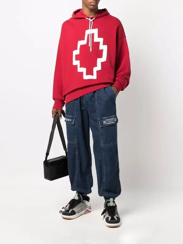COUNTY OF MILAN Cross-motif Hoodie