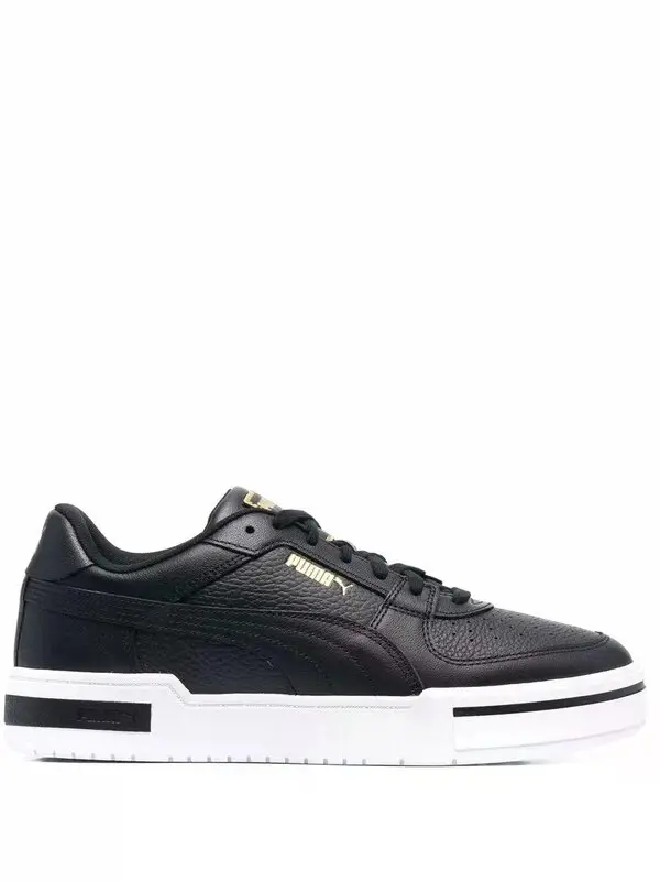 PUMA Logo-print Leather Sneakers