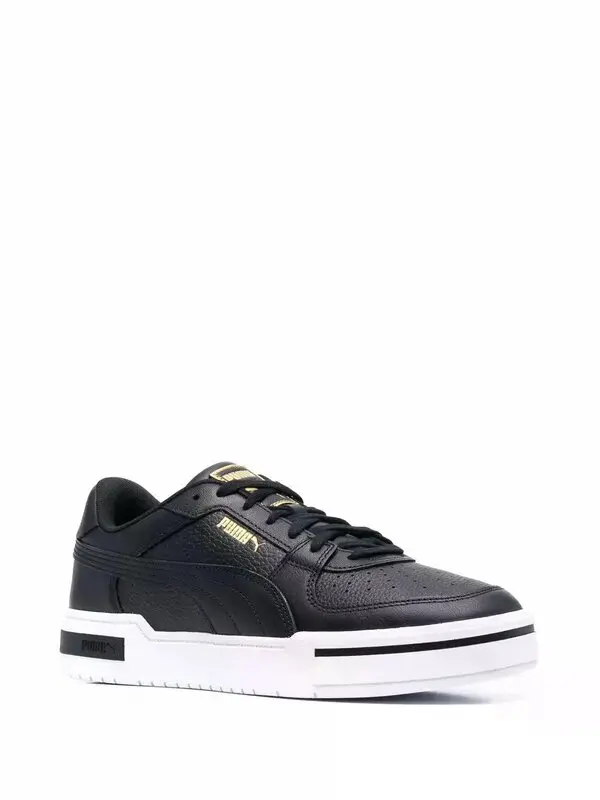 PUMA Logo-print Leather Sneakers
