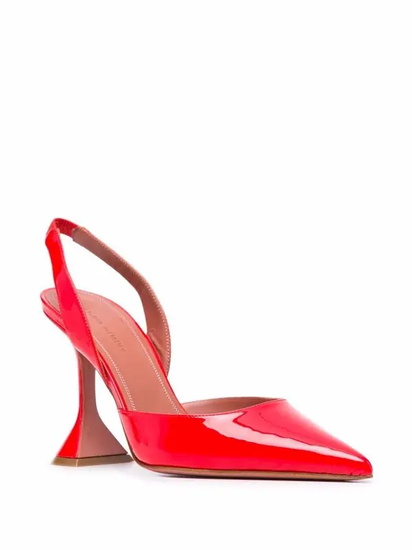 Amina Muaddi Holli 95mm Slingback Pumps