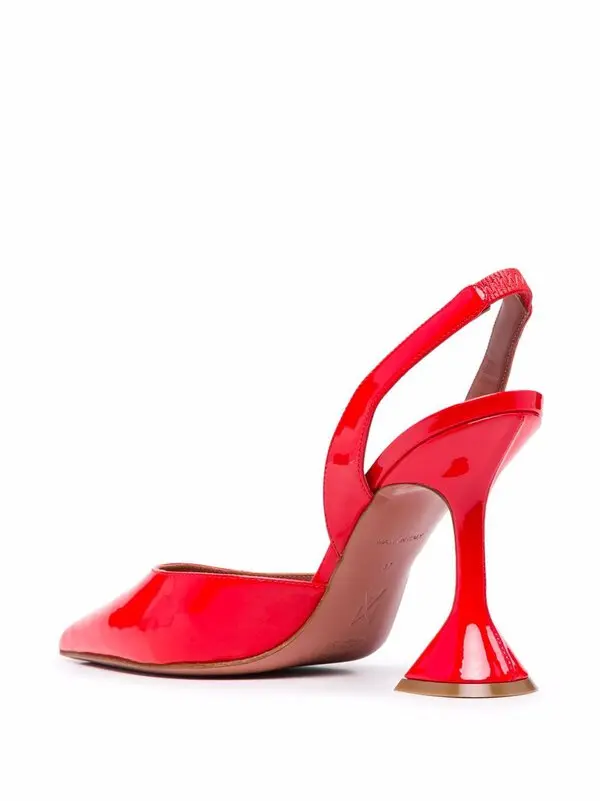 Amina Muaddi Holli 95mm Slingback Pumps
