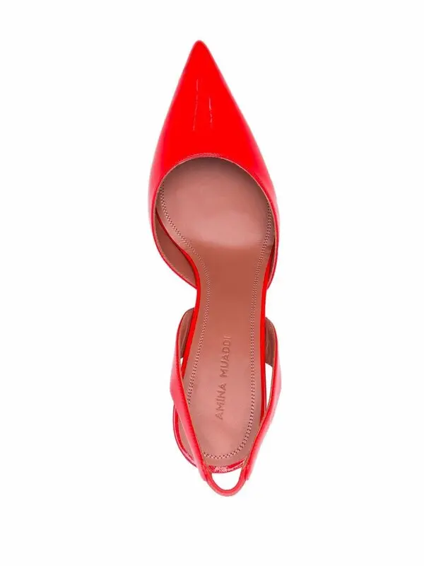 Amina Muaddi Holli 95mm Slingback Pumps