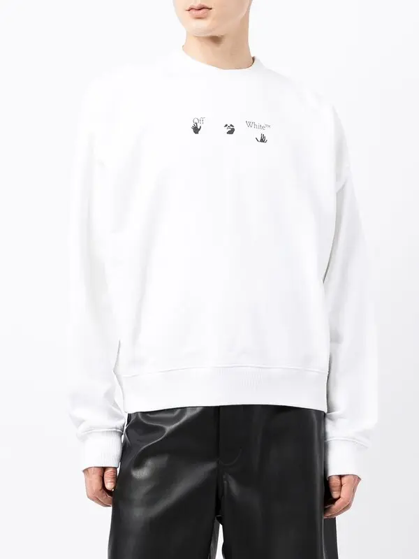 Off-White Spray Marker Arrows Sweatshirt