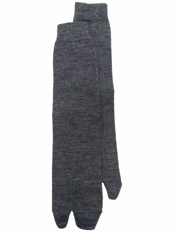 MAISON MARGIELA Tabi Knee-high Socks - Grey