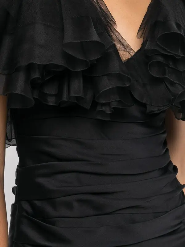Khaite Carmen V-neck Dress