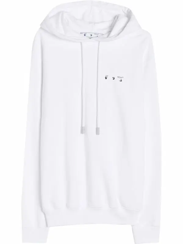Off-White Palace Arrow Print Hoodie - White