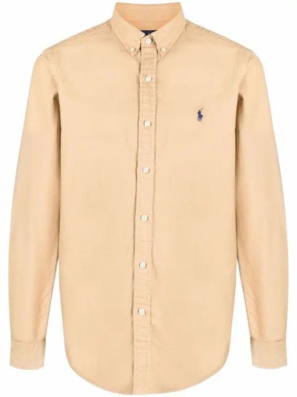 Polo Ralph Lauren Polo Pony-embroidered Shirt - Neutrals