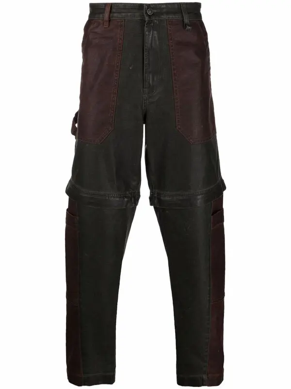 DIESEL® Tapered Utility Trousers - Green