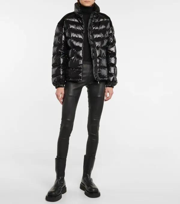 Moncler Celepine Nylon Down Jacket - Black