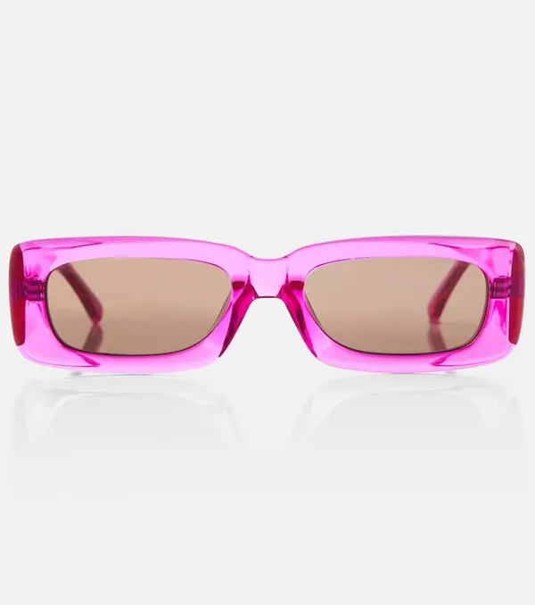 Attico X Linda Farrow Mini Marfa Sunglasses - Pink