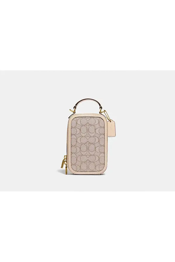 COACH Alie Camera Bag In Signature Jacquard