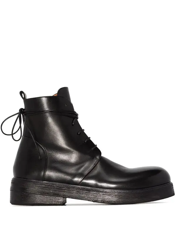 MarsèLl Zuccolona Lace-Up Boots In Black - 40% Off  display picture 2