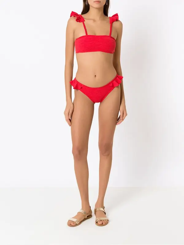 CLUBE BOSSA Zarbo Bikini Top - Red