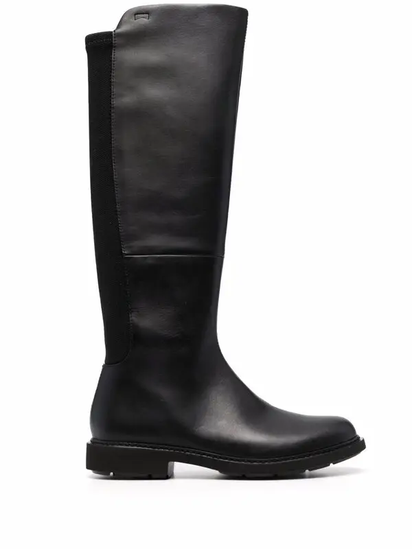 Camper Knee-length Panelled Leather Boots