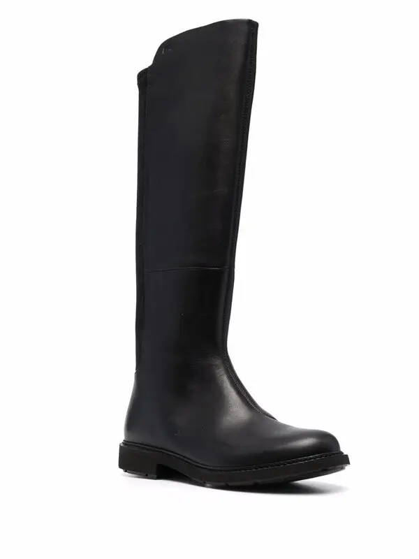 Camper Knee-length Panelled Leather Boots