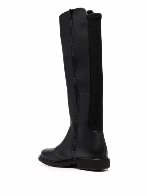 Camper Knee-length Panelled Leather Boots