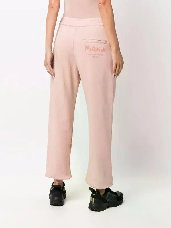 Alexander McQueen Logo Track Pants - Pink