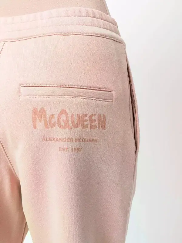 Alexander McQueen Logo Track Pants - Pink