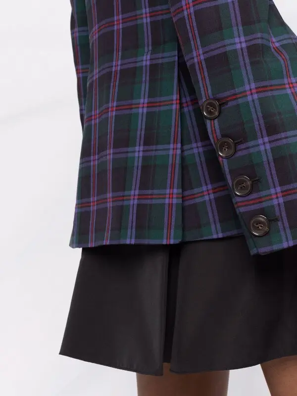 VIVIENNE WESTWOOD Single-breasted Plaid Blazer