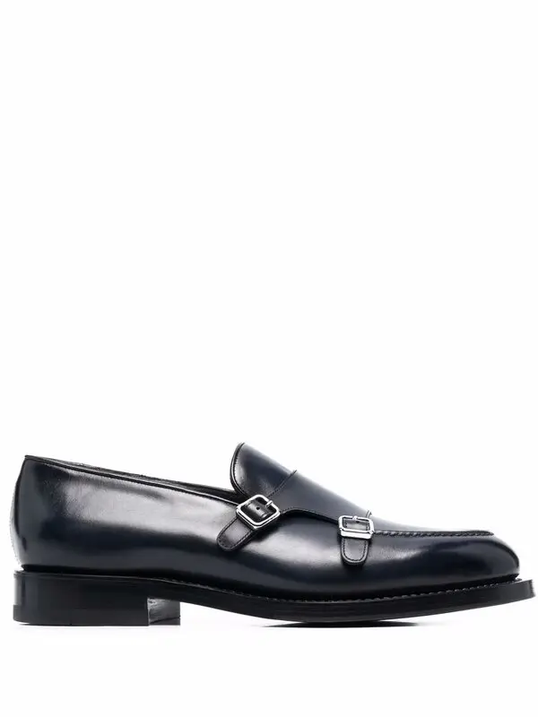 Santoni Double-buckle Monk Shoes