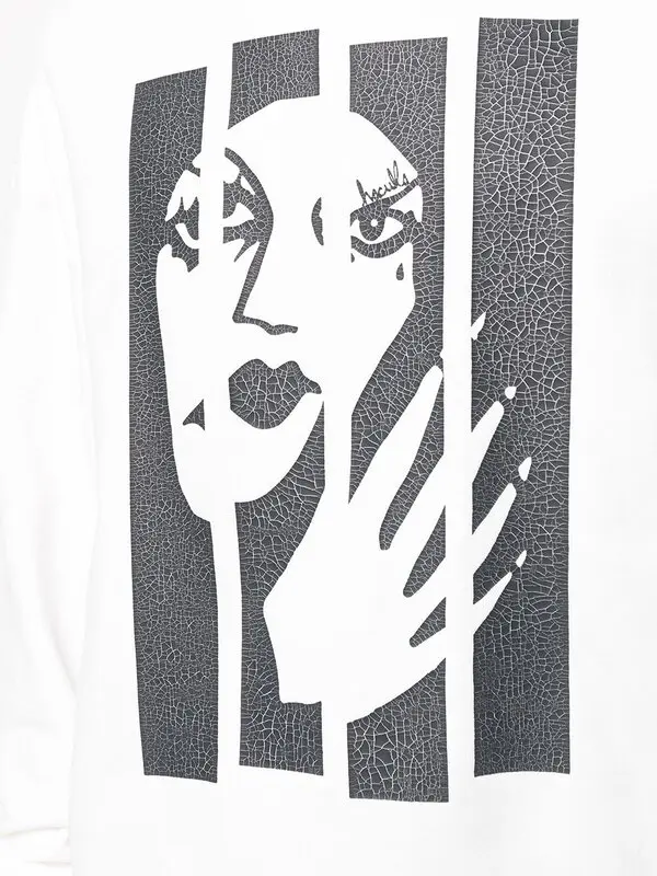 HACULLA. Broken Witch Graphic Print Sweatshirt
