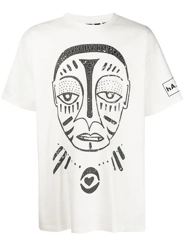 HACULLA. Believe Face Cotton T-shirt - White