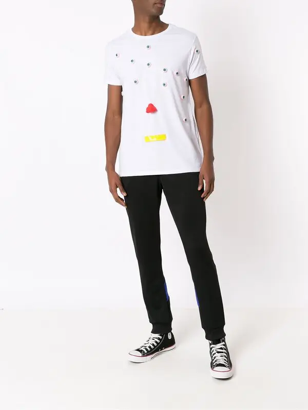 AMIR SLAMA Appliqué Cotton T-shirt
