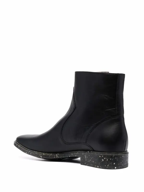 Off-White Paperclip Panelled Ankle Boots